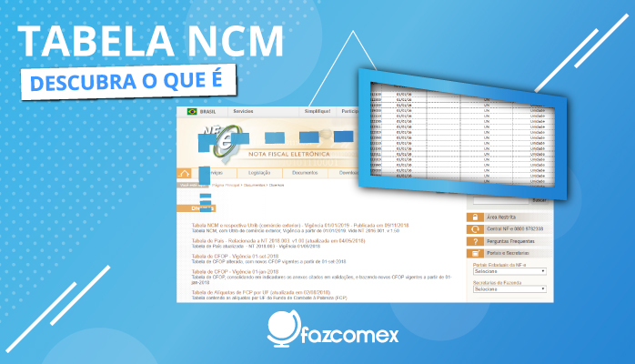 Saiba como consultar a Tabela NCM (Nomenclatura Comum do Mercosul)